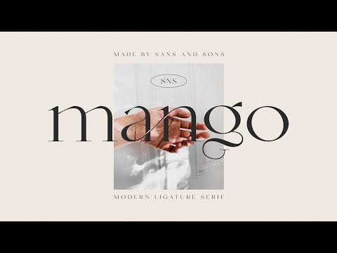 Mango Modern Serif Font Free Download