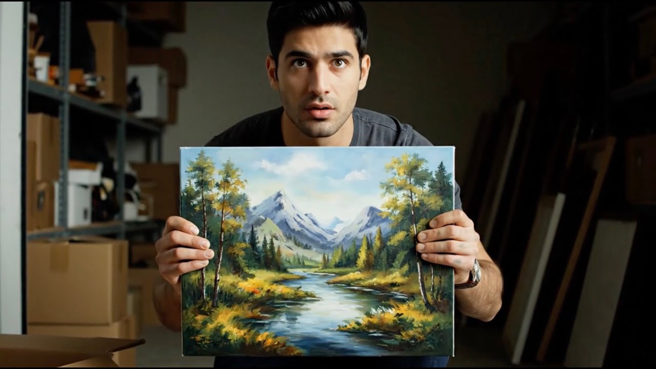 His Dad's Secret Hobby Just Made Them Both Professional Artists