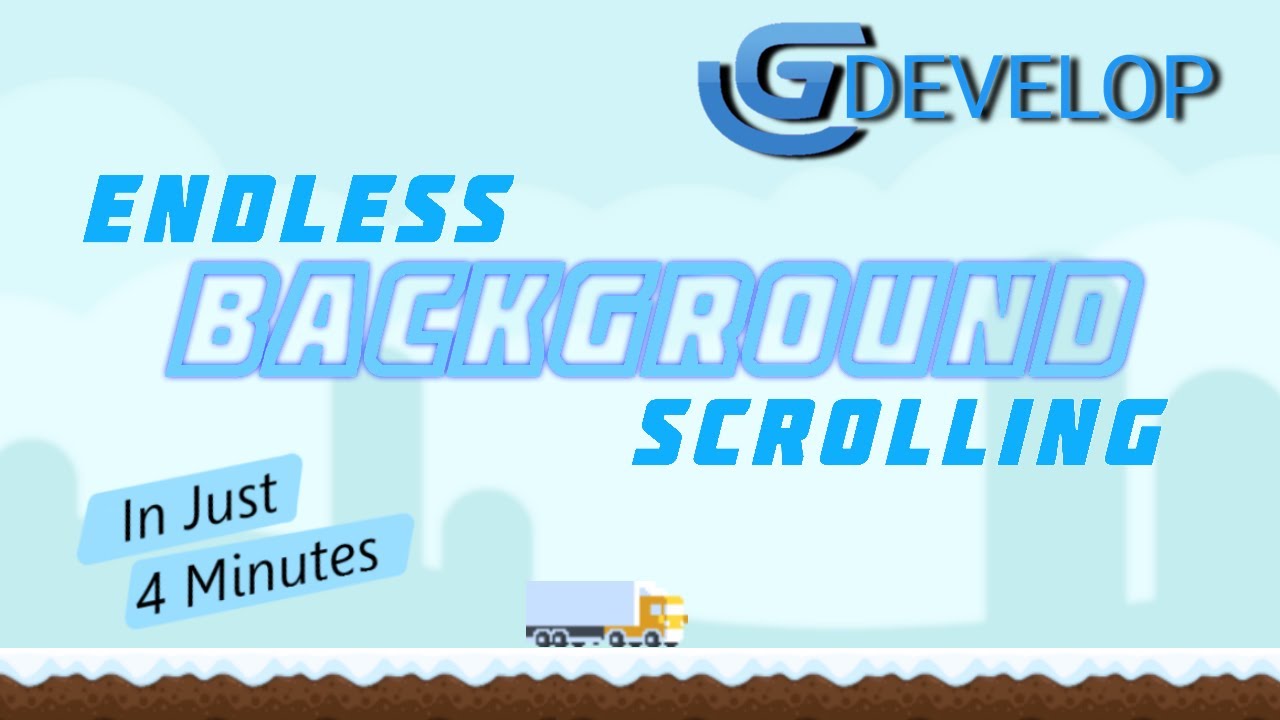 Endless Background Scrolling in Gdevelop | Gdevelop Hindi tutorials | @piudev711 #gdevelop