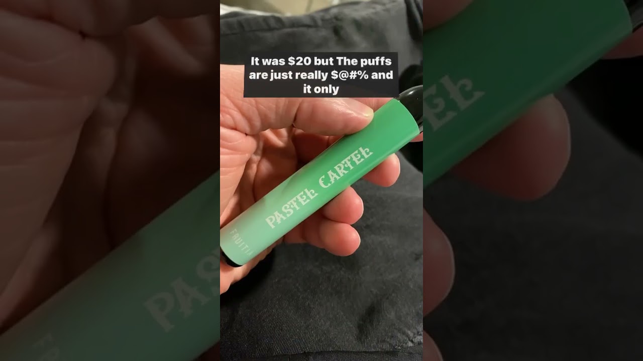 5% Esco Bars are a WASTE of money | esco bars pastel cartel fruitia icy mint #shorts #vape