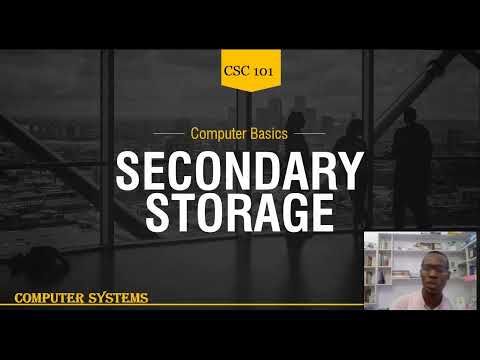 PC Components - Secondary Storage Devices