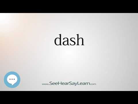 dash - Smart & Obscure English Words Defined ๐ฃ๐