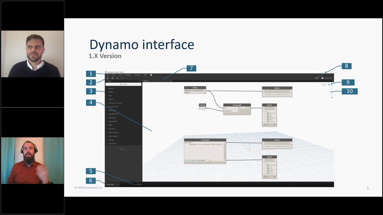 02 - Dynamo User Interface and Library (Oct 2020)
