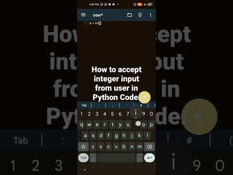 How to accept integer inputs on Python