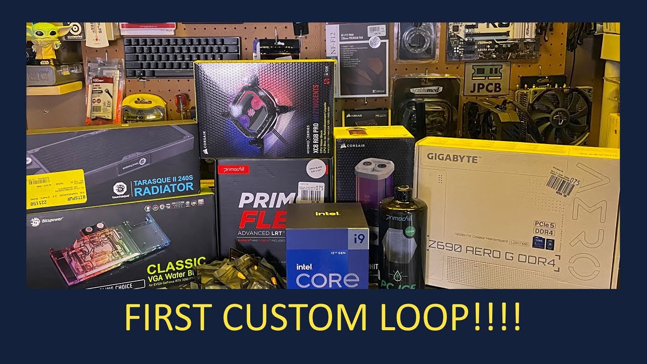 First Custom Water Cooled Loop - Introduction and Parts - Vlog Part 1