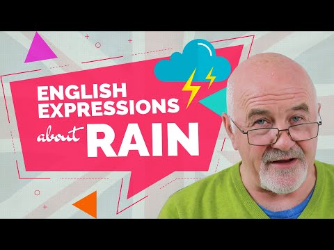 English Words and Expressions about Rain | Advanced small talk expressions