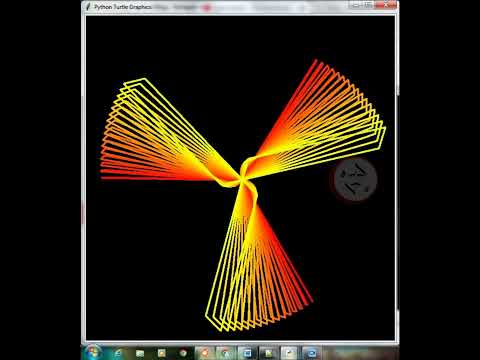 Amazing Python Turtle Graphics Using Import Colorsys Module #Shorts #shortsvideo #pythontutorial
