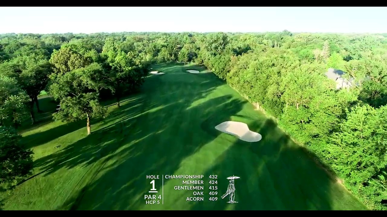 Glen Oak Country Club, Hole 1