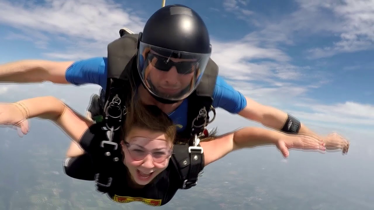 Trinity Goes Skydiving! (With Dad)