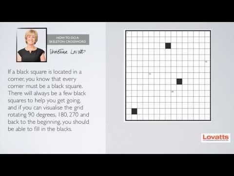 How To Do a Skeleton Crossword