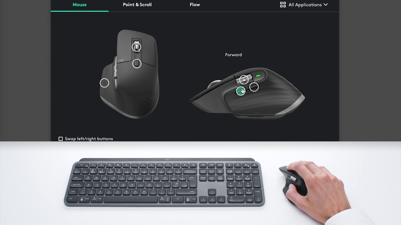 MX Master 3 - Advanced wireless mouse - Tutorial on app specific settings