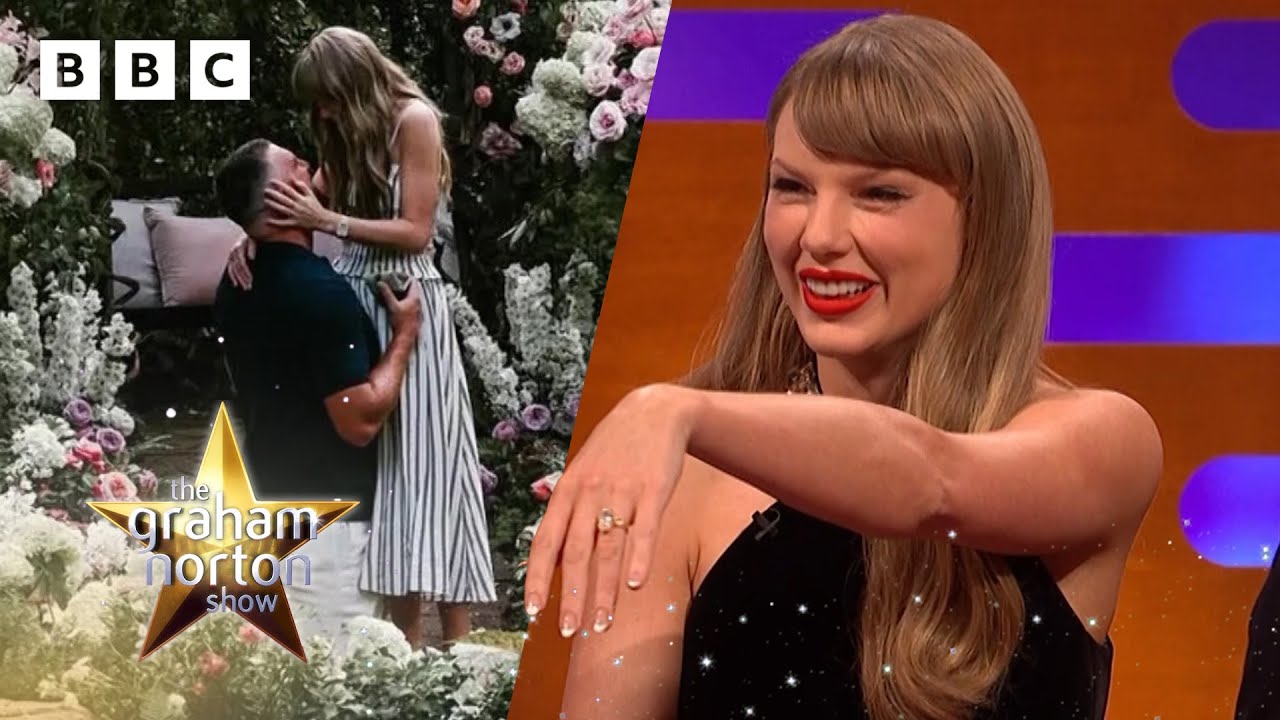 Taylor Swift Shows Off Her Engagement Ring | The Graham Norton Show - BBC