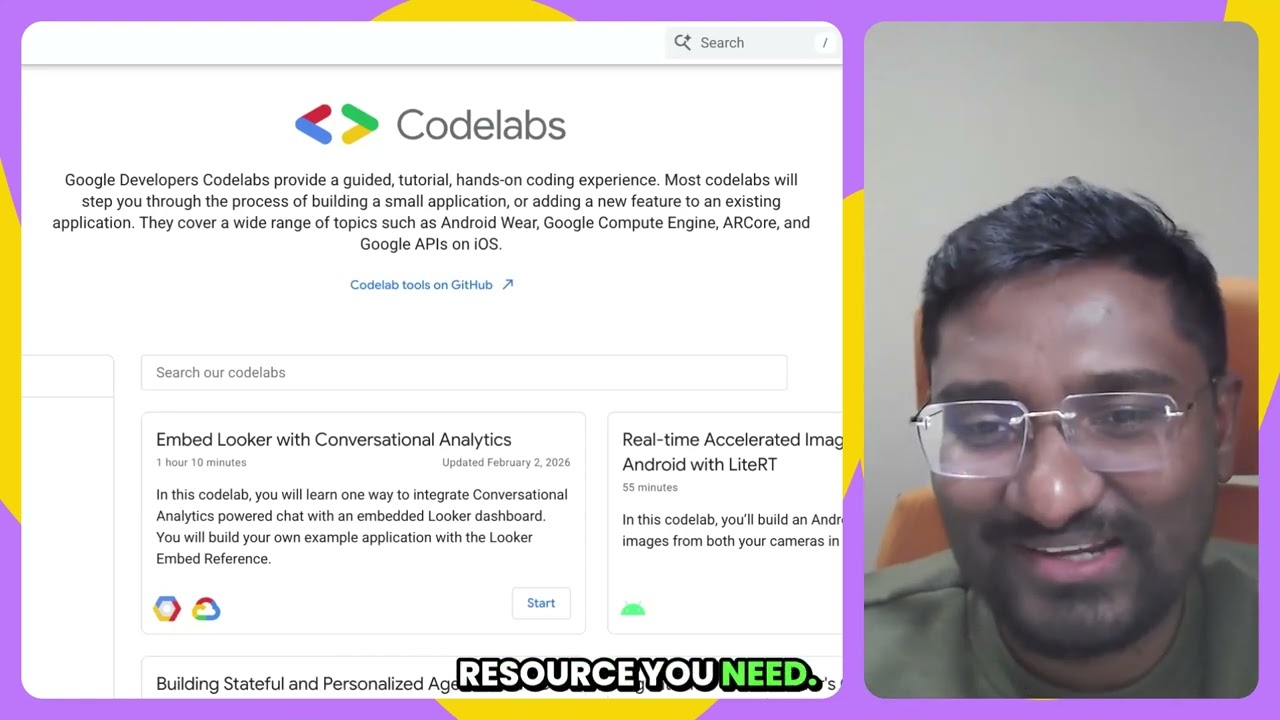 My Secret Upskilling Resource: Google Codelabs