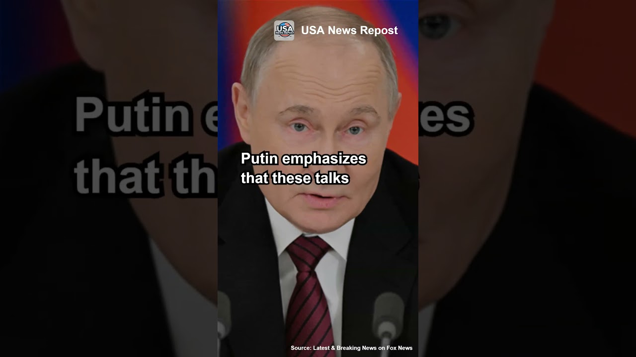 Putin Proposes Direct Peace Talks with Ukraine to End War #breakingnews #usa