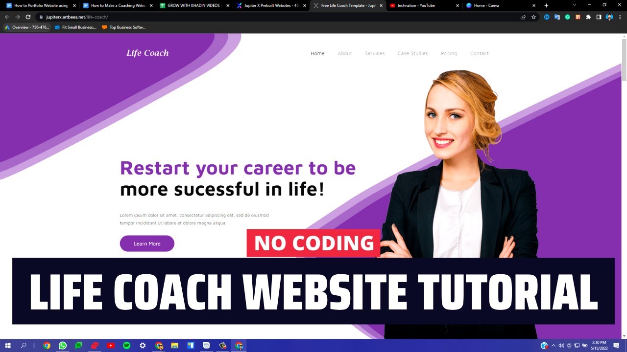 How to Make Coaching Website for Life Coaches/Consultants using WordPress 2024? [Elementor Tutorial]