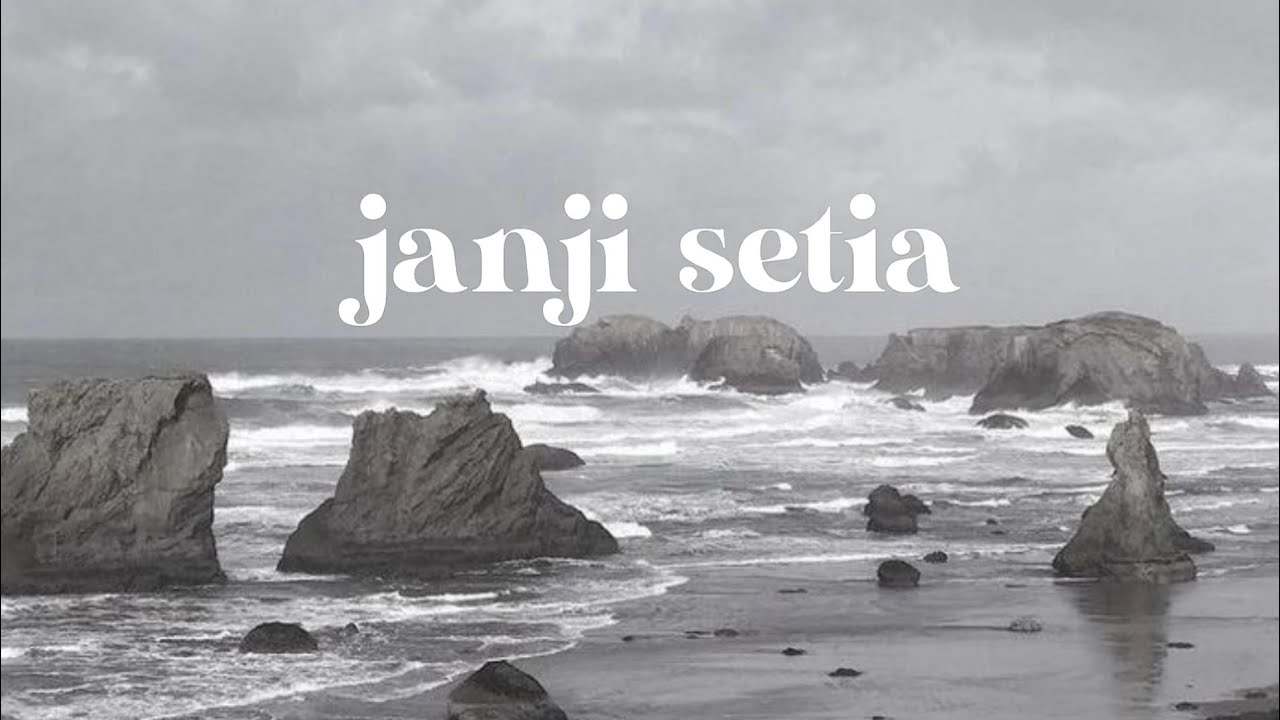 janji setia - tiara andini (slowed + reverb) with lyrics