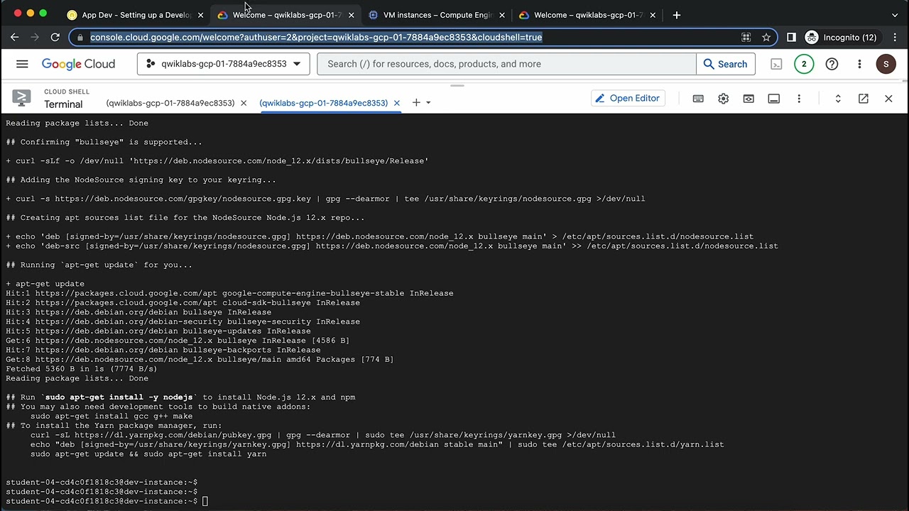 App Dev - Setting up a Development Environment: Node.js