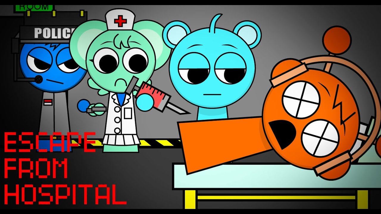 Sprunki, but Escape from HOSPITAL ALL ENDINGS UPDATE??