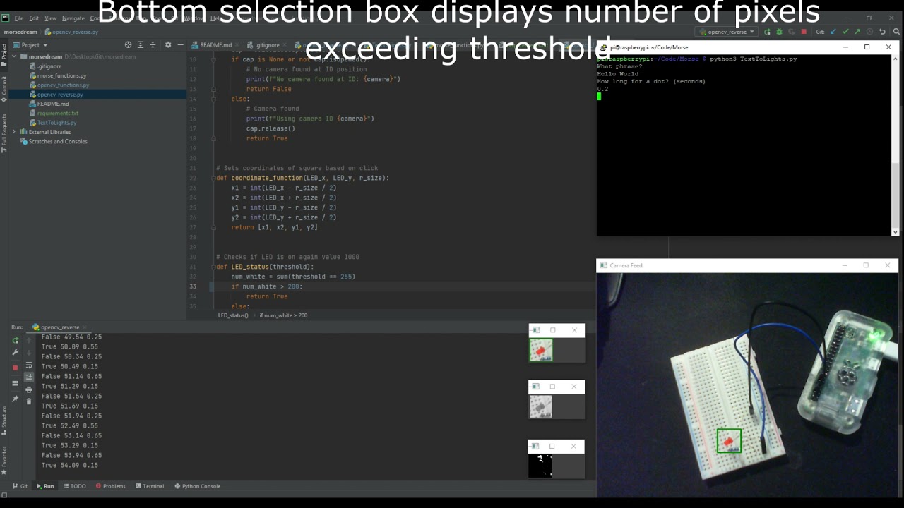Morse Code Generator and Translator (using Raspberry Pi ZeroW and Python)