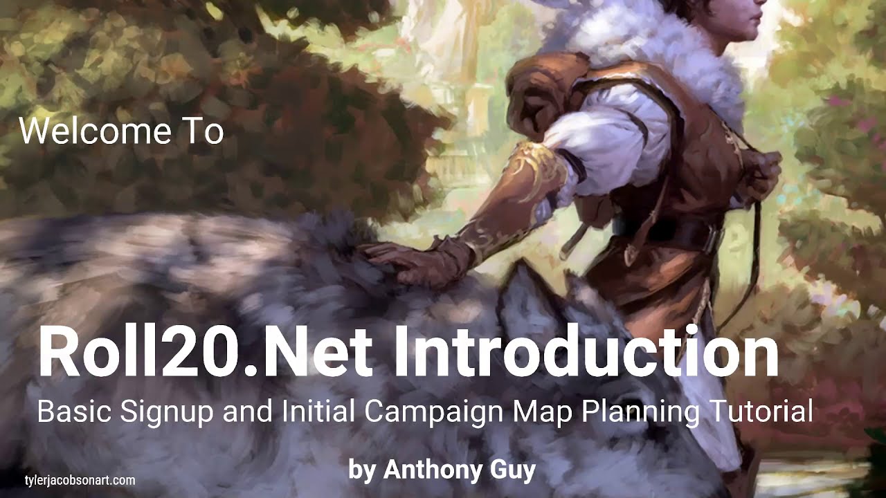 Roll20.Net Basic Setup and Initial Campaign Map Construction