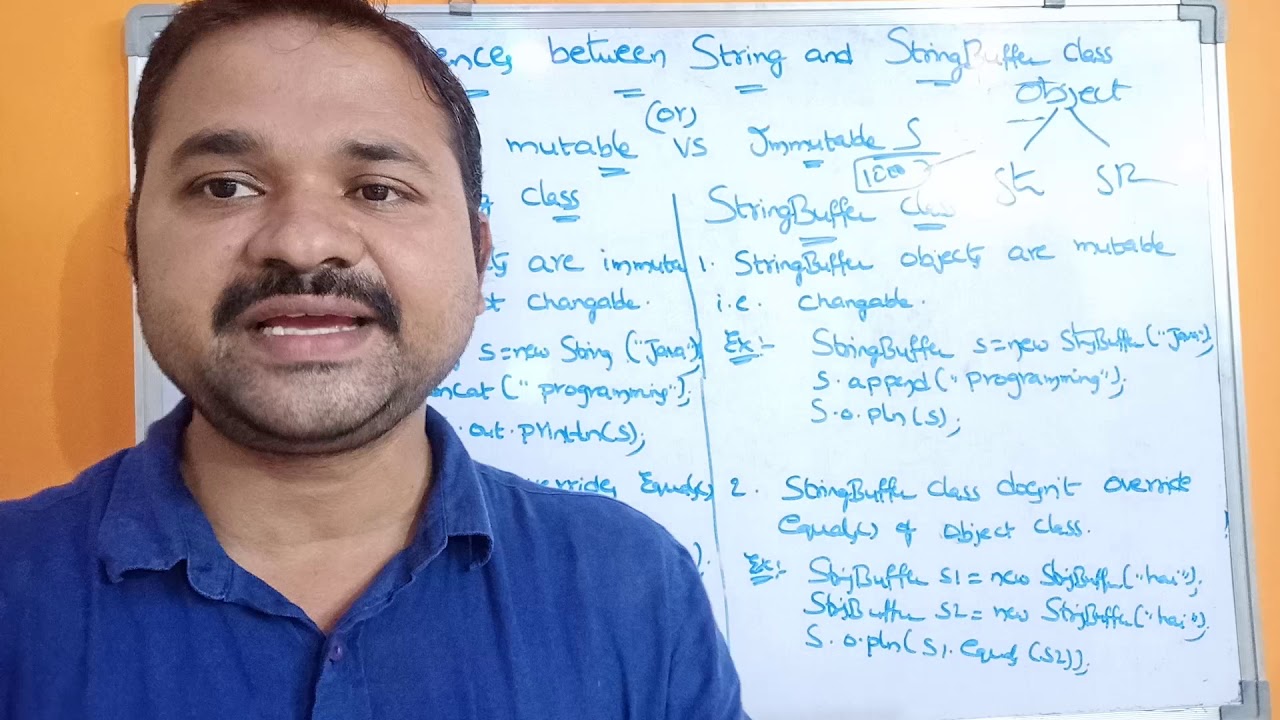 Differences between String and StringBuffer Class in Java || Mutable vs Immutable Objects in Java