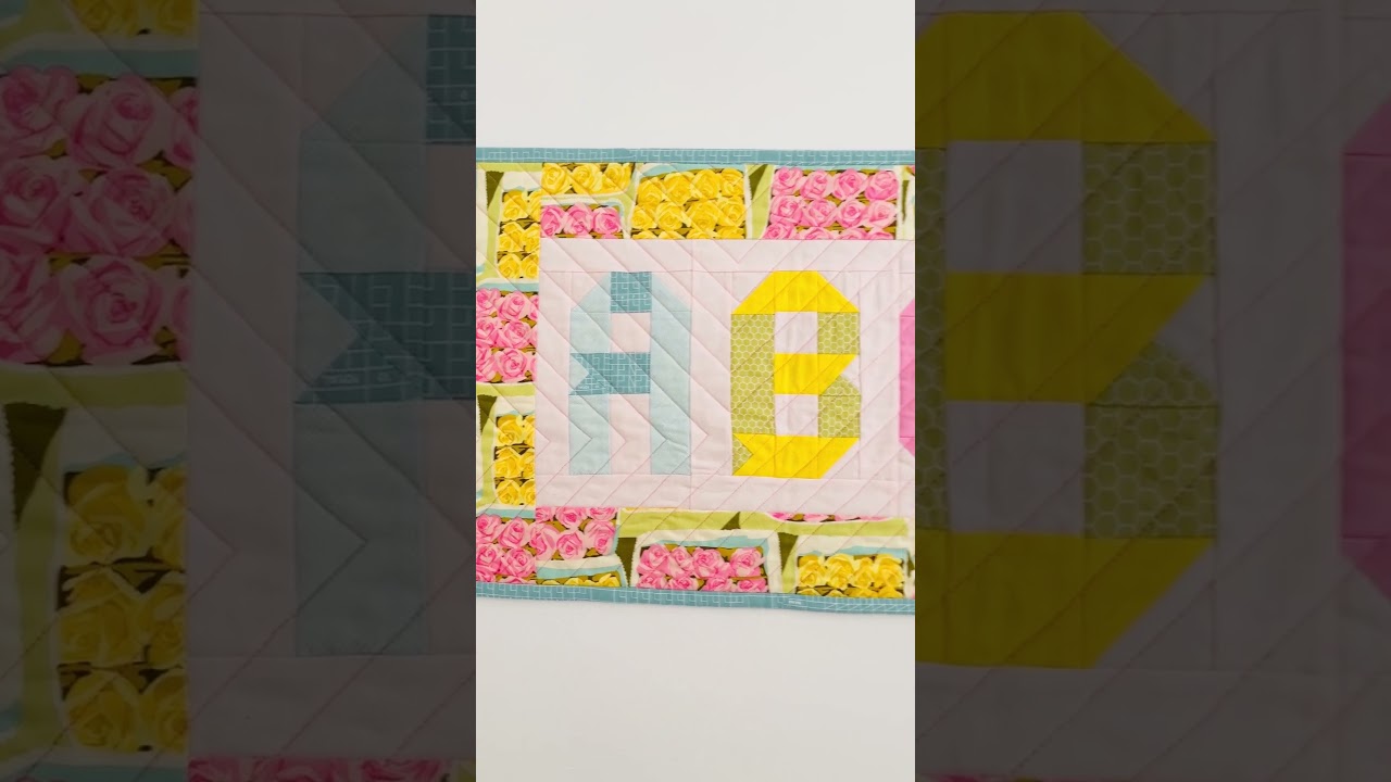 Free Alphabet Quilt Pattern