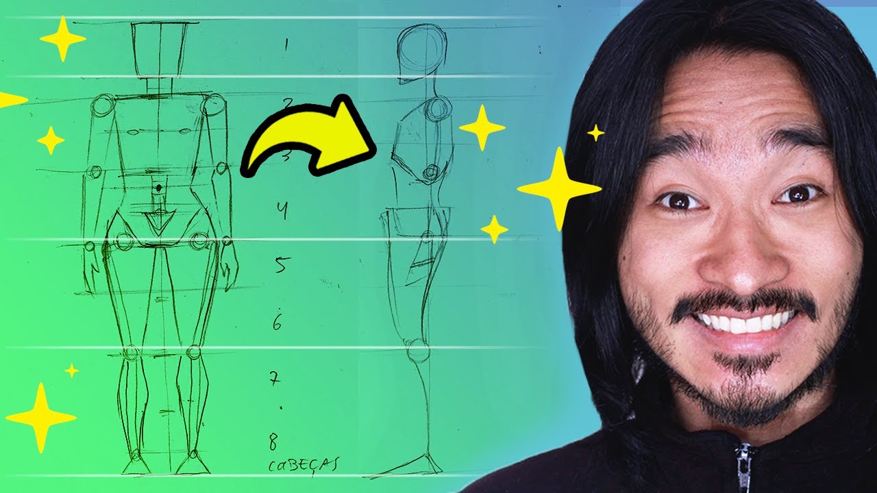 Human Body Proportions 🌟 Anatomy Drawing Tips (First Steps)