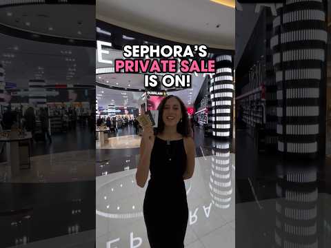 Sephora’s Private Sale just for its Beauty Pass holders is on now! #shorts