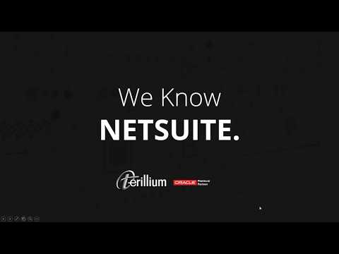 Introduction to NetSuite