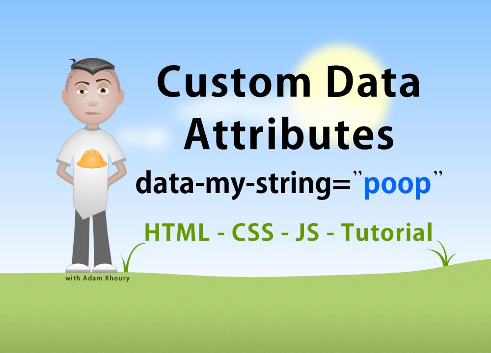 Custom Data Attributes HTML JavaScript CSS Tutorial