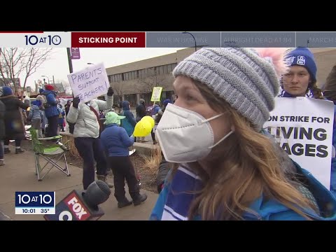 MPS teachers strike marches on as negotiations over salary, mental health continue