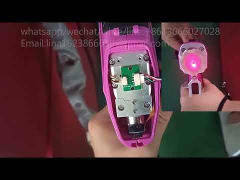 how to adjust red light on qilin DWT22 dwt23 AIR/WATER cooling welding gun