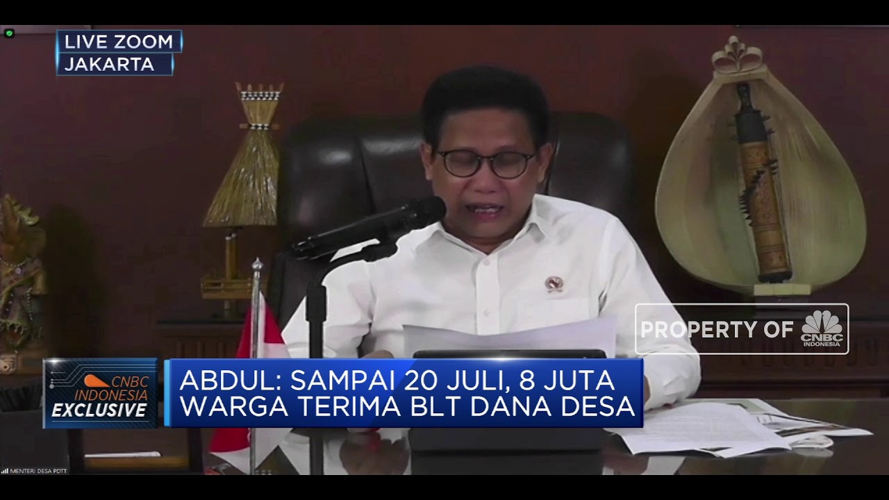 Penerima Capai 8 Juta, Mendes PDTT: BLT Dana Desa Tepat Sasaran