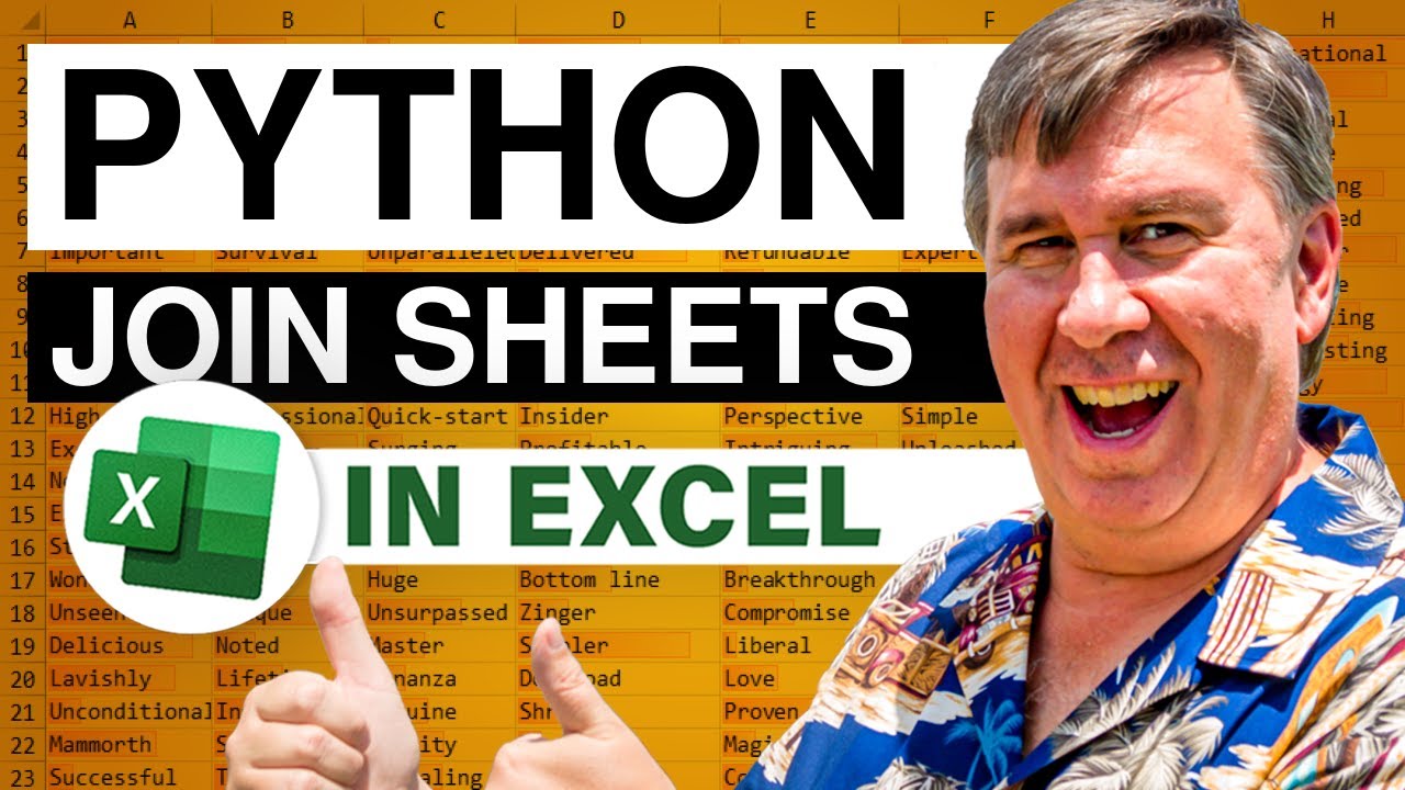 Excel Python Appending Data Frames From Multiple Worksheets - Episode 2621