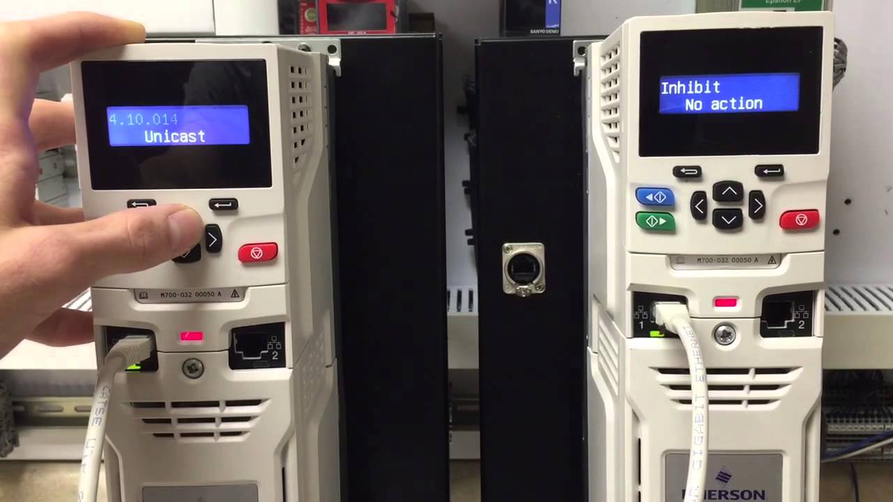 Control Techniques - Unidrive M Position Sync over Ethernet setup