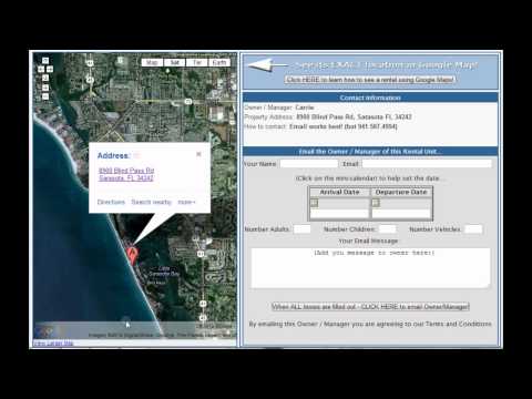 Siesta Key Holiday Google Map