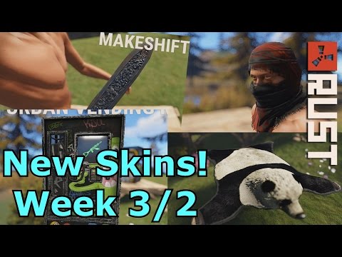 Steam Community :: Video :: RUST: 21 New Skins! Panda Rug, Metal Roses ...