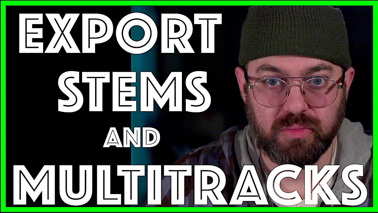 How to EXPORT STEMS and Multitracks from PROTOOLS - With and Without EFX.