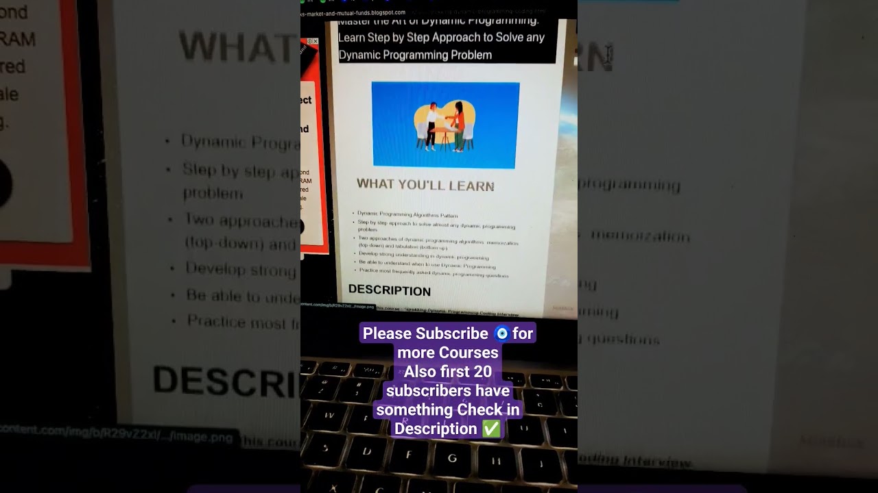 Dynamic Programming | DP | Interview questions in DP | #dynamogaming #dp  #freeudemycourses #free