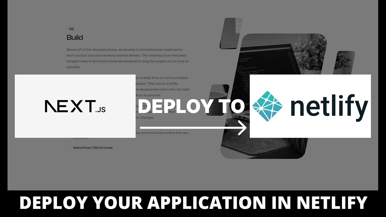 Learn how to deploy nextjs application in Netlify
