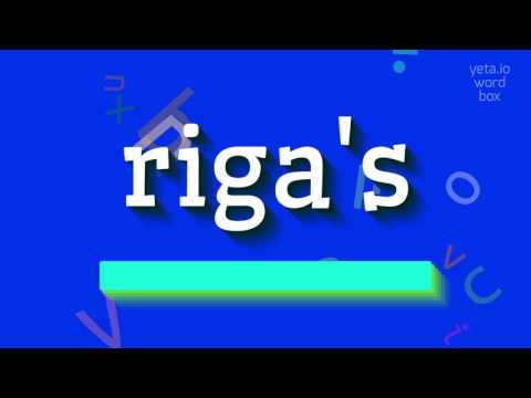 How to say "riga's"! (High Quality Voices)