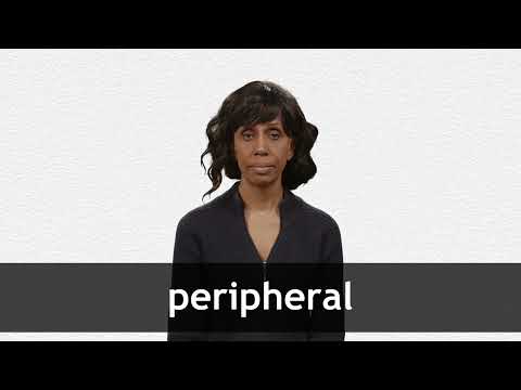 PERIPHERAL - Definition & Translations | Collins English Dictionary