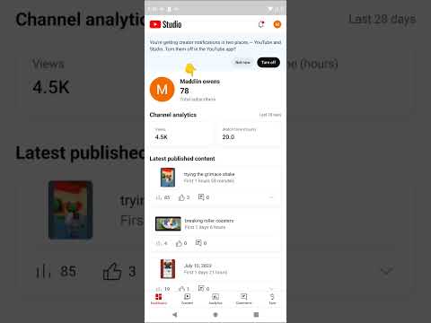how to see how many subscribers you have app name YouTube studio