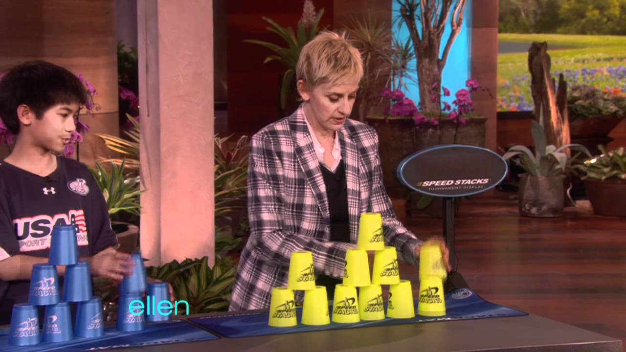 Ellen Gets Stackin'