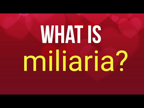 What is miliaria?