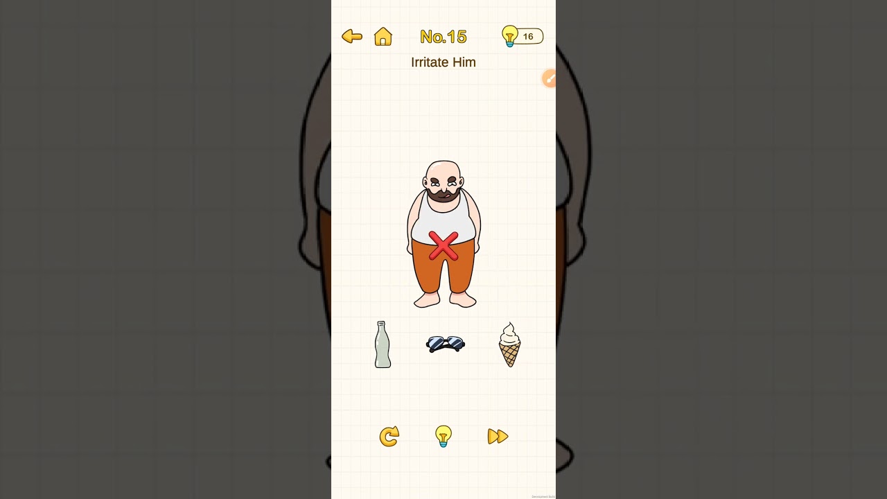 Brain Out Prank Plan level 15 solution