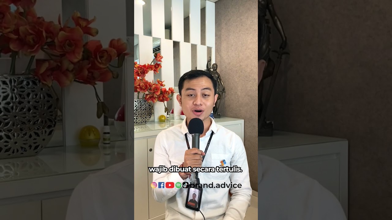 Tidak semua perjanjian kerja wajib dibuat secara tertulis! #brandadvice #kontrak #ketenagakerjaan