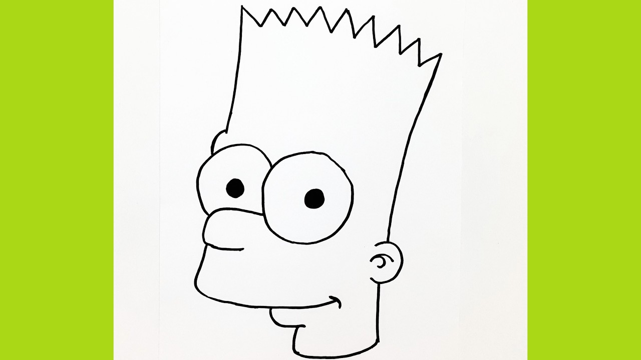 How To Draw Bart Simpson for Beginners