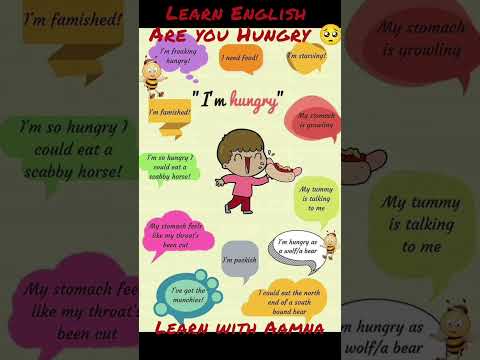 vocabulary words I english vocabulary I synonyms of hungry