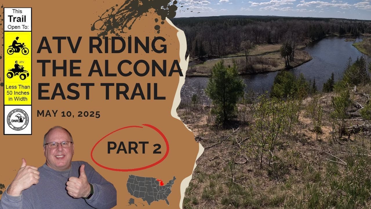 ATV Riding the Alcona East Trail - Part 2